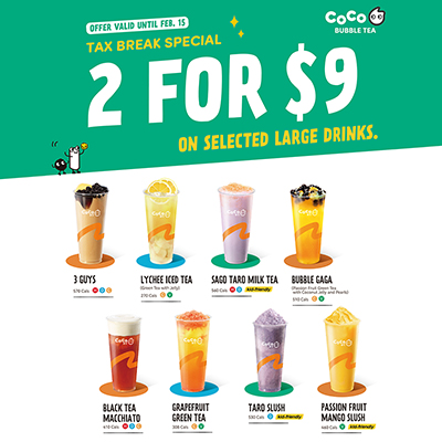 Promotions | CoCo Bubble Tea Canada